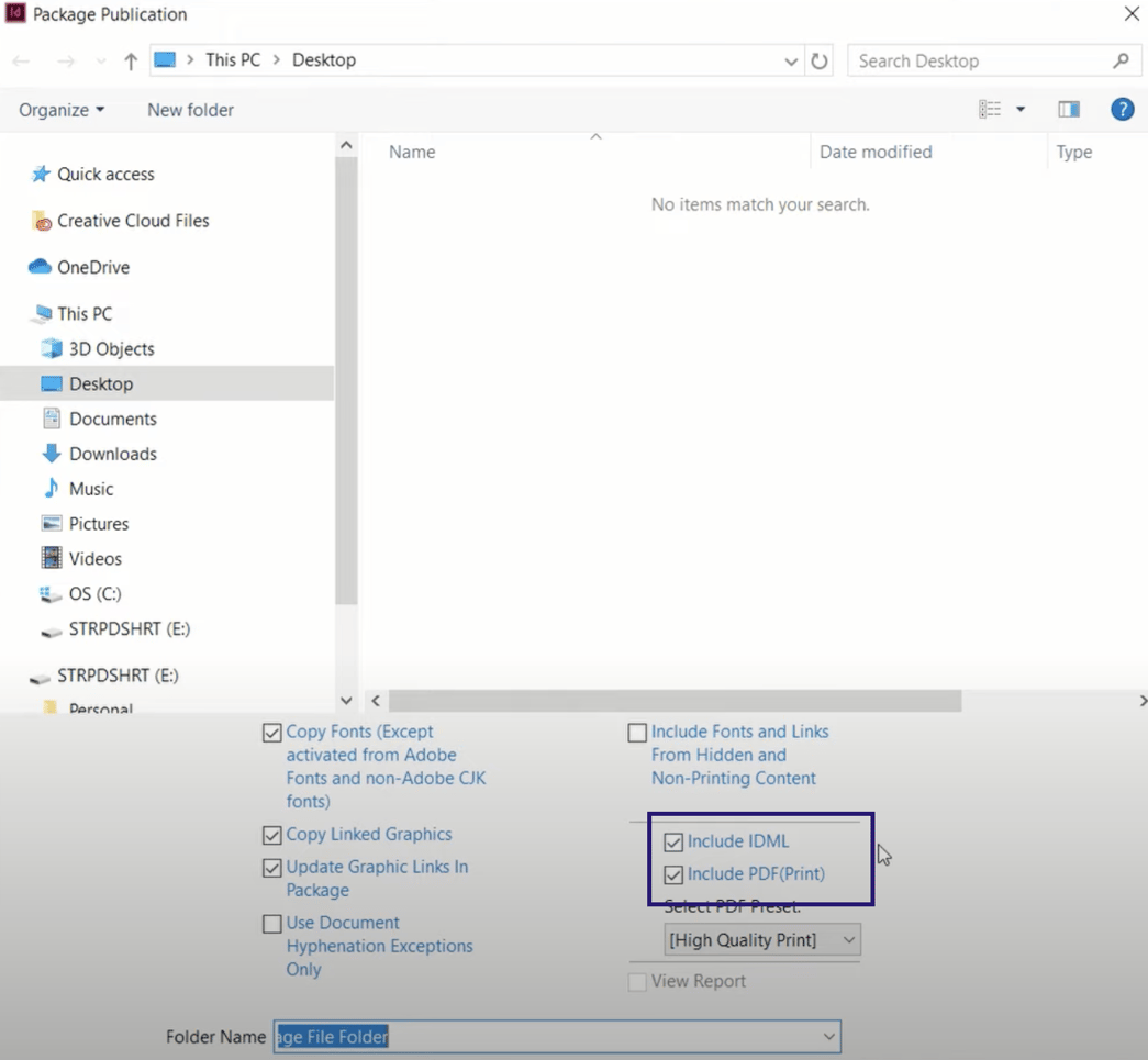 Import InDesign files