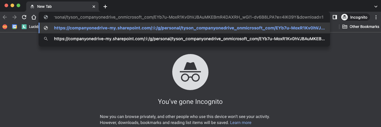 How to create a public download link from OneDrive Business