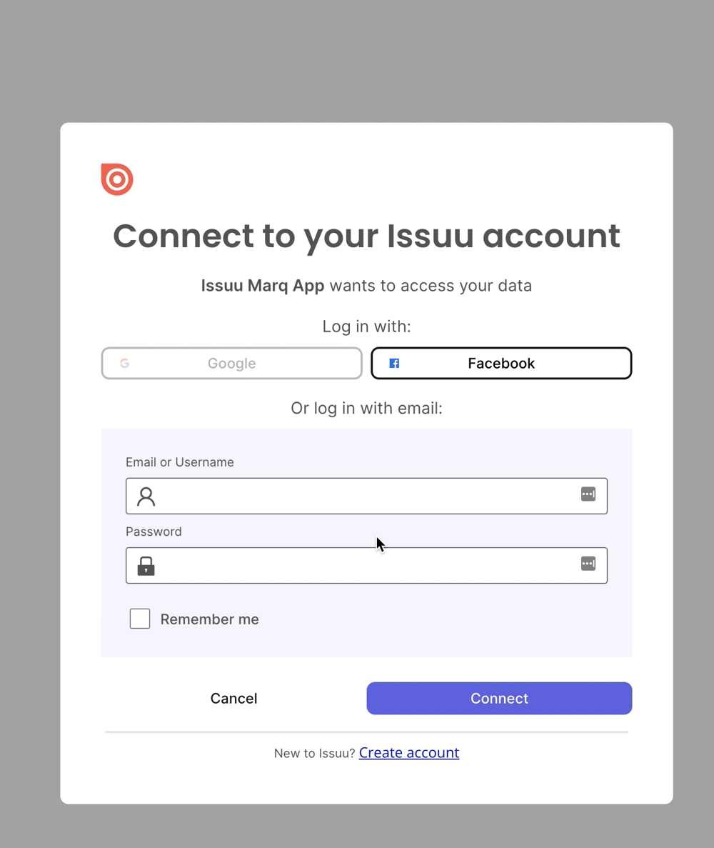 Publish to Issuu