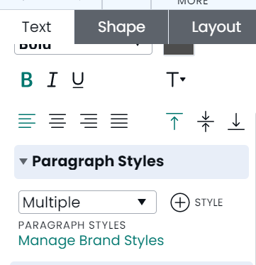 Edit and format text